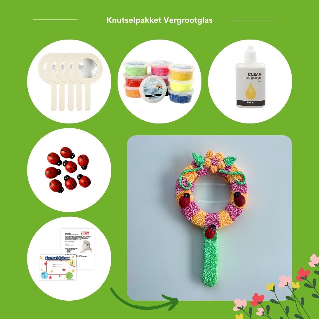 Knutselpakket vergrootglas – Suus Kinderfeestjes